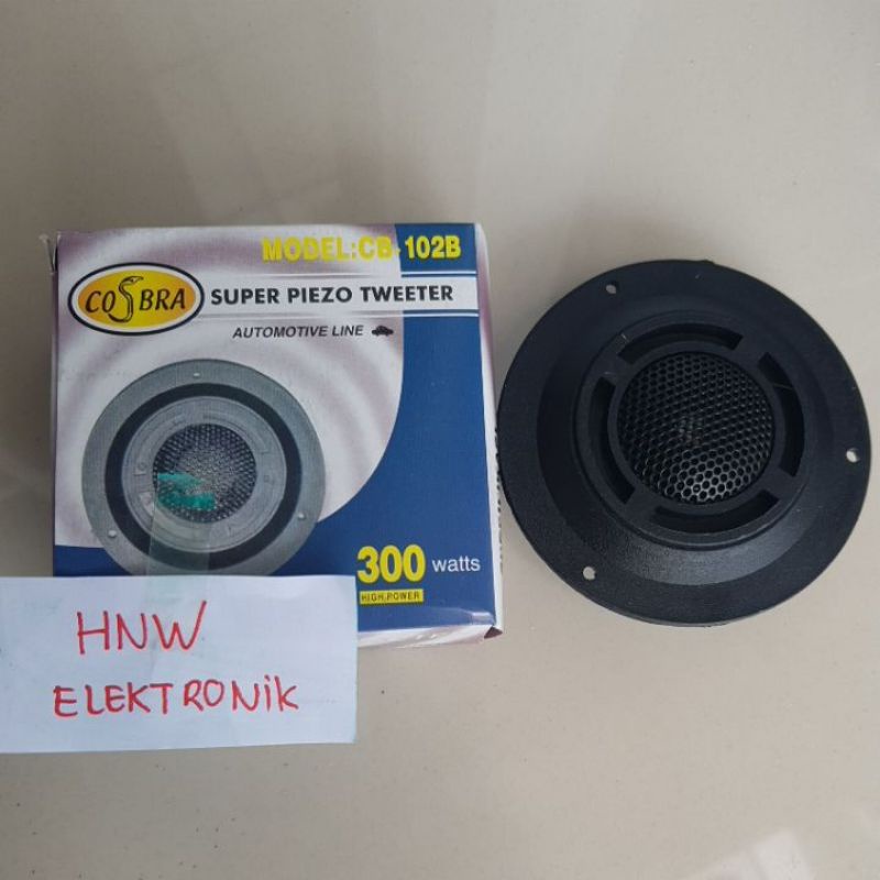 Jual tweeter cobra 102 super piezo tweeter cobra 102B 300 watt | Shopee ...