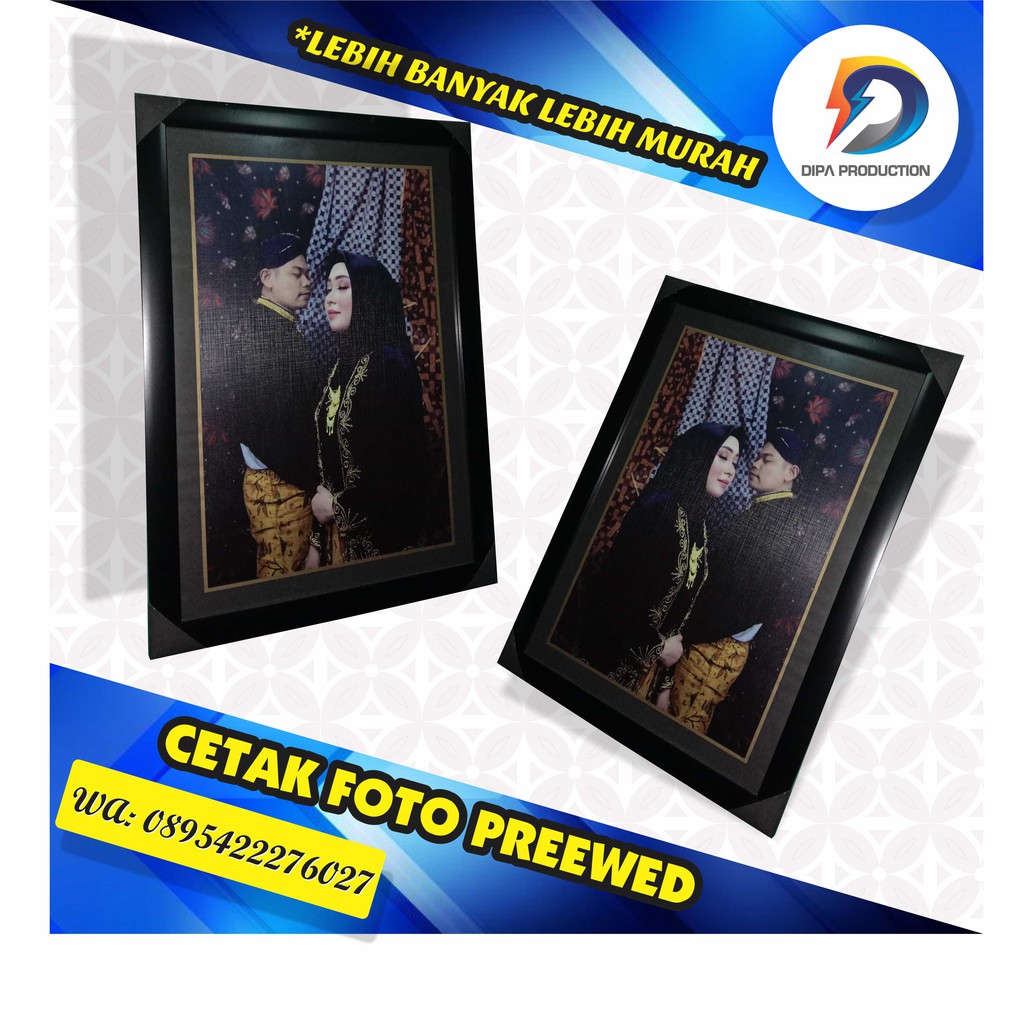 Jual Paket Frame / bingkai / pigura 12 RL (30,5 x 46,5 cm) foto ...