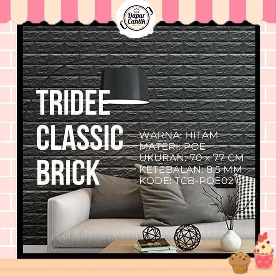 Jual DapurCantik Wallpaper Foam 3D Brick Foam Panel Bata Stiker Dinding ...