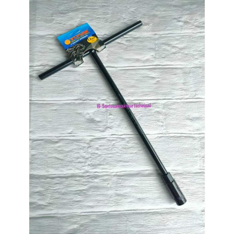 Jual TORA Kunci Sok T Type Socket Wrench 8 10 11 12 14 17 19 MM ...