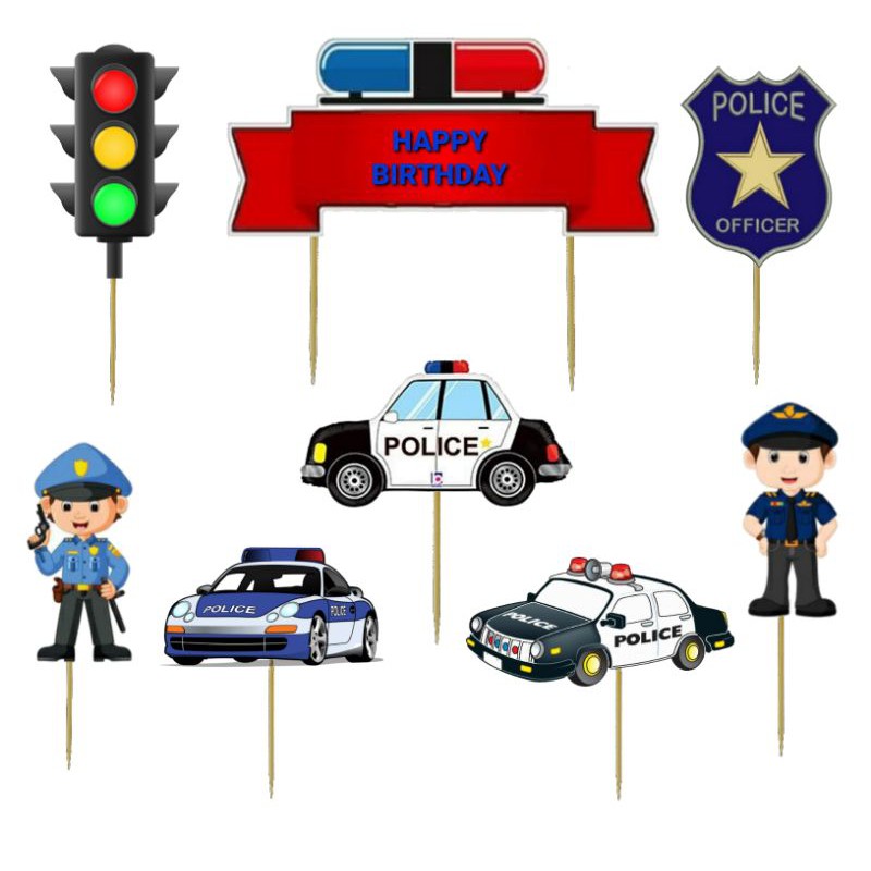 Jual Topper Cake/Cupcake Tambah Nama, Hiasan Kue Ulang Tahun, Motif ...