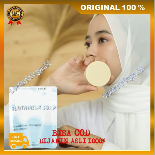 Jual [BISA COD] PROMO! GLUTAMILK DAN GLUTACOL SOAP ASLI | Shopee Indonesia
