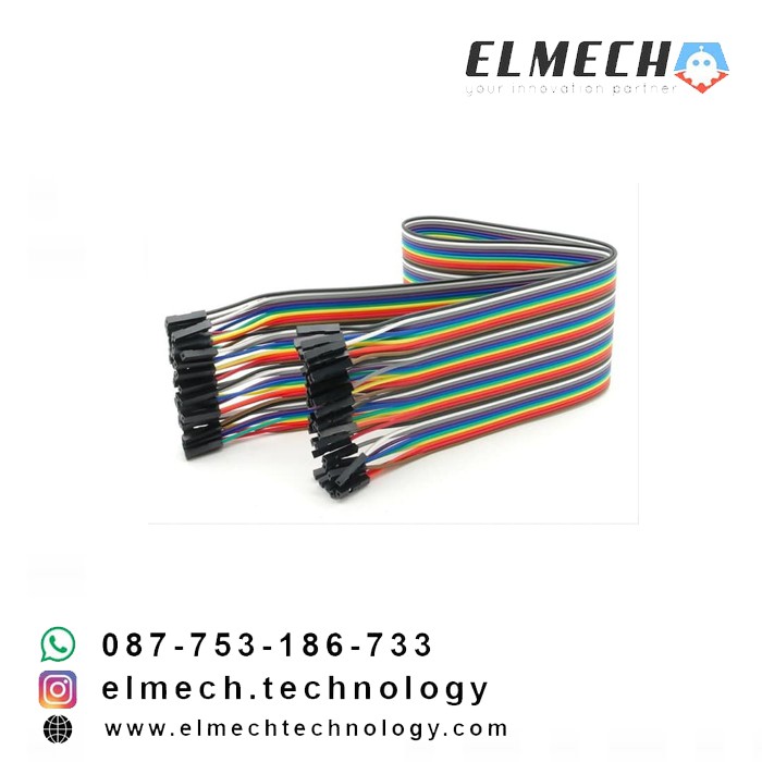 Jual Kabel Jumper/kabel pelangi Arduino 30 cm Female To Female | Shopee ...