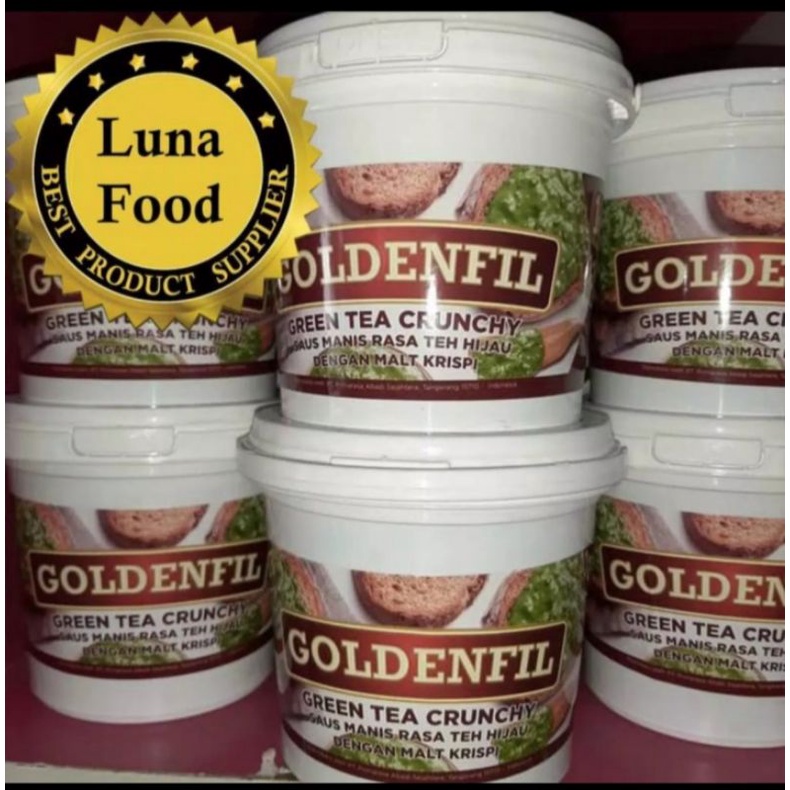Jual Selai Goldenfill Greentea Cruncy ||Suplier Roti UMKM | Shopee ...