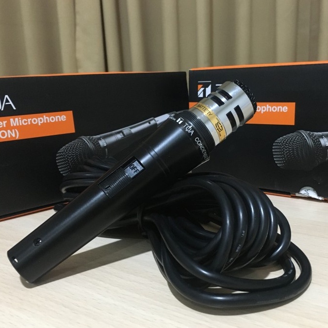 Jual MICROPHONE MIC CONDENSER ELECTRET CABLE MIKROPON MIK KABEL TOA ZM ...