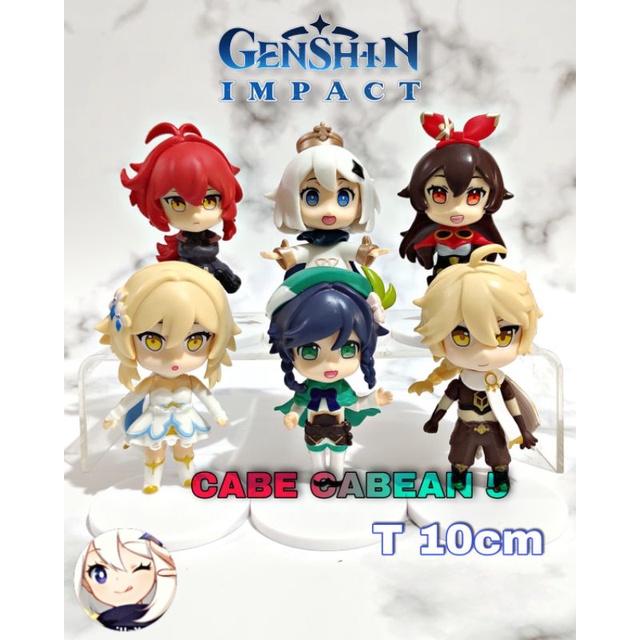 Jual Action Figure Genshin Impact Set Isi 6 Collection Pajangan ...
