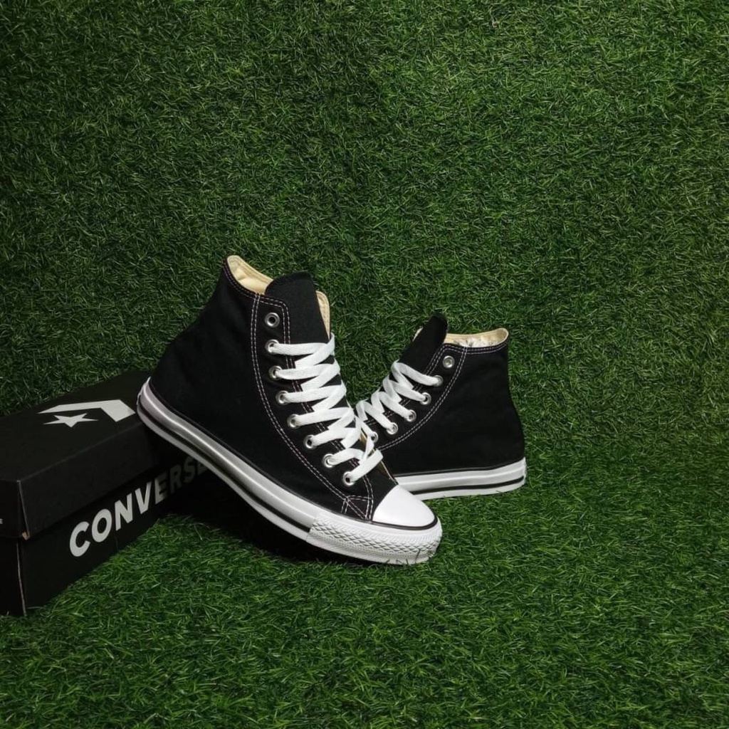 Jual SEPATU CONVERSE CHUCK TAYLOR ALL STAR CLASSICS HIGH BLACK WHITE ORIGINAL VIETNAM BNIB FULL ...