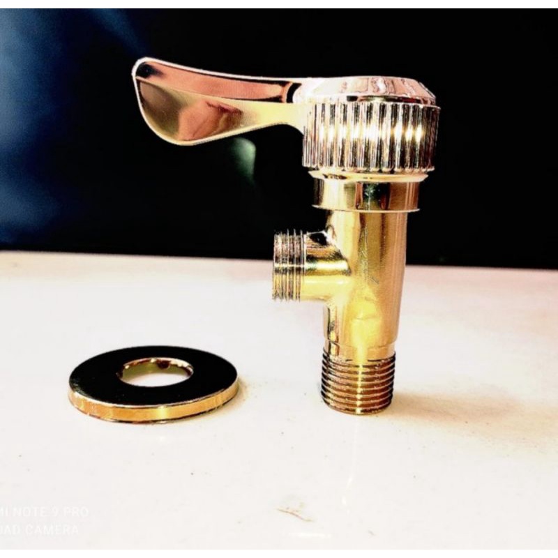 Jual Stop Kran Single Gold/Stop Kran Gold | Shopee Indonesia