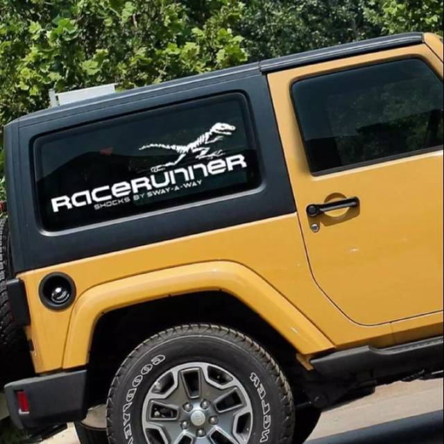 Jual Stiker mobil cutting body mobil kaca depan belakang racerunner ...