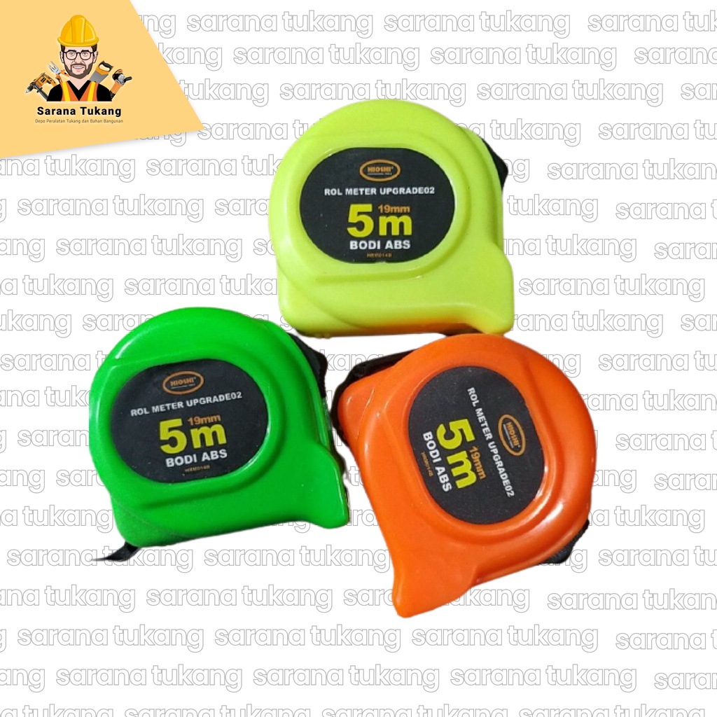 Jual METERAN HIOSHI ABS | Meteran Tukang | Meteran Bagus Ukuran Lengkap ...
