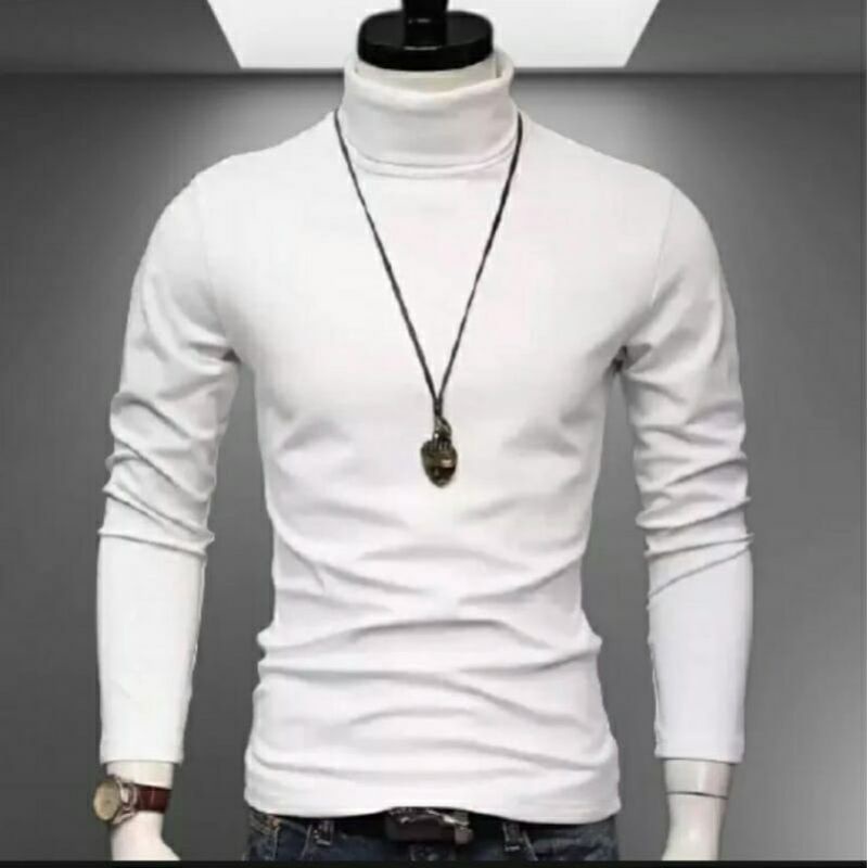 Jual [BISA COD] KAOS TURTLE NECK PRIA LENGAN PANJANG TURTLENECK KOREAN ...