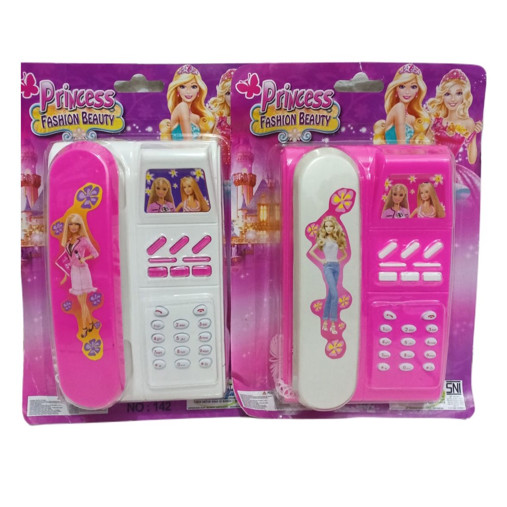Jual COD MAINAN TELPHONE RUMAH BARBIE NYALA MENGGUNAKAN BATERAI ...