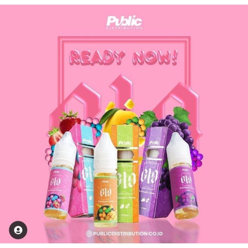 Jual Liquid Elo Bublegum 15ml salt nic - Mango - Grape - Strawberry ...