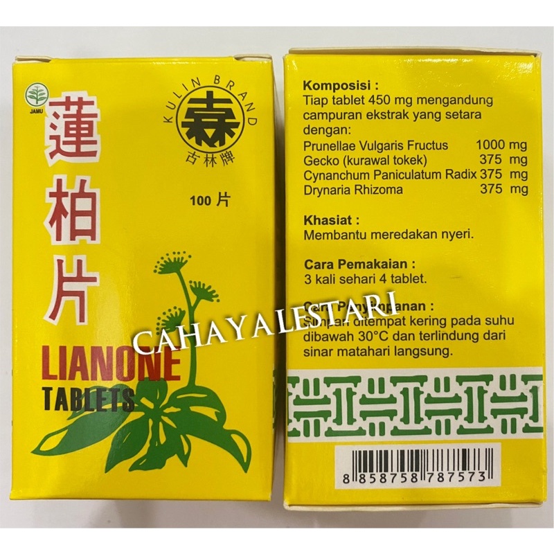 Jual Lianone Tablets / Lianbai Tablets / Lian Bai Tablets - Kanker, Tumor | Shopee Indonesia