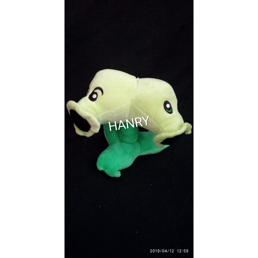 Jual PLUSH DOLL PLANTS VS ZOMBIES SPLIT PEA | Shopee Indonesia