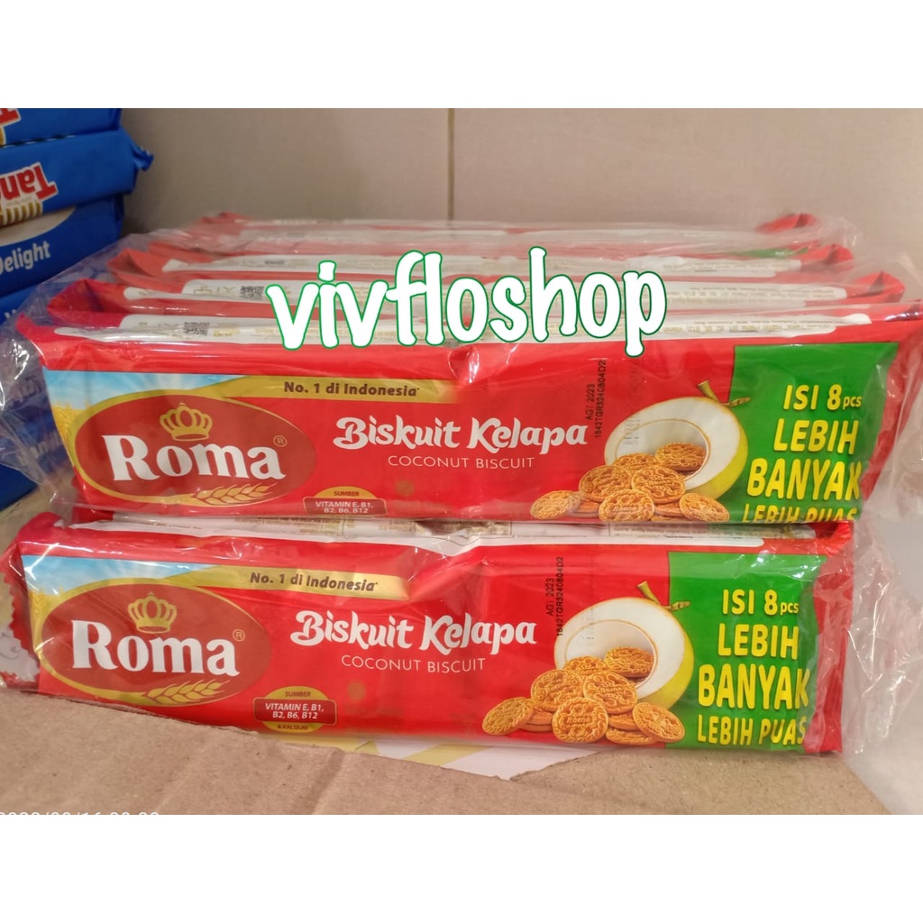 Jual Biskuit Roma Kelapa Kemasan Sachet (10 x 36 gram) | Shopee Indonesia
