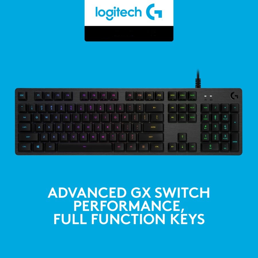 Jual LOGITECH G512 KEYBOARD GAMING MECHANICAL RGB LIGHTING | Shopee ...