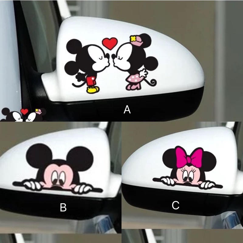 Jual sticker mickey minnie per pcs CUTTING STICKER MOBIL MICKEY MINNIE ...