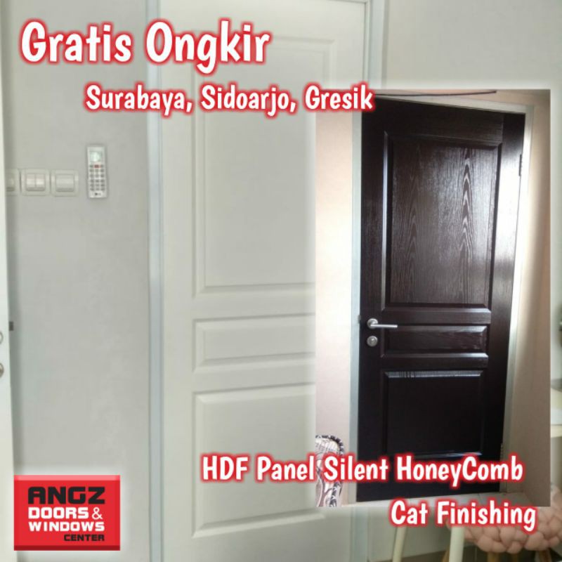 Jual Pintu Angzdoor HDF Panel Teknologi HoneyComb Kedap Suara dan Cat ...