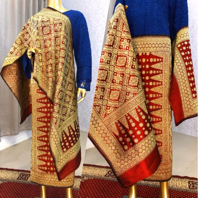 Jual SONGKET TENUN LEPUS 1 BENANG ORI - SONGKET ILHAM PALEMBANG | Shopee Indonesia
