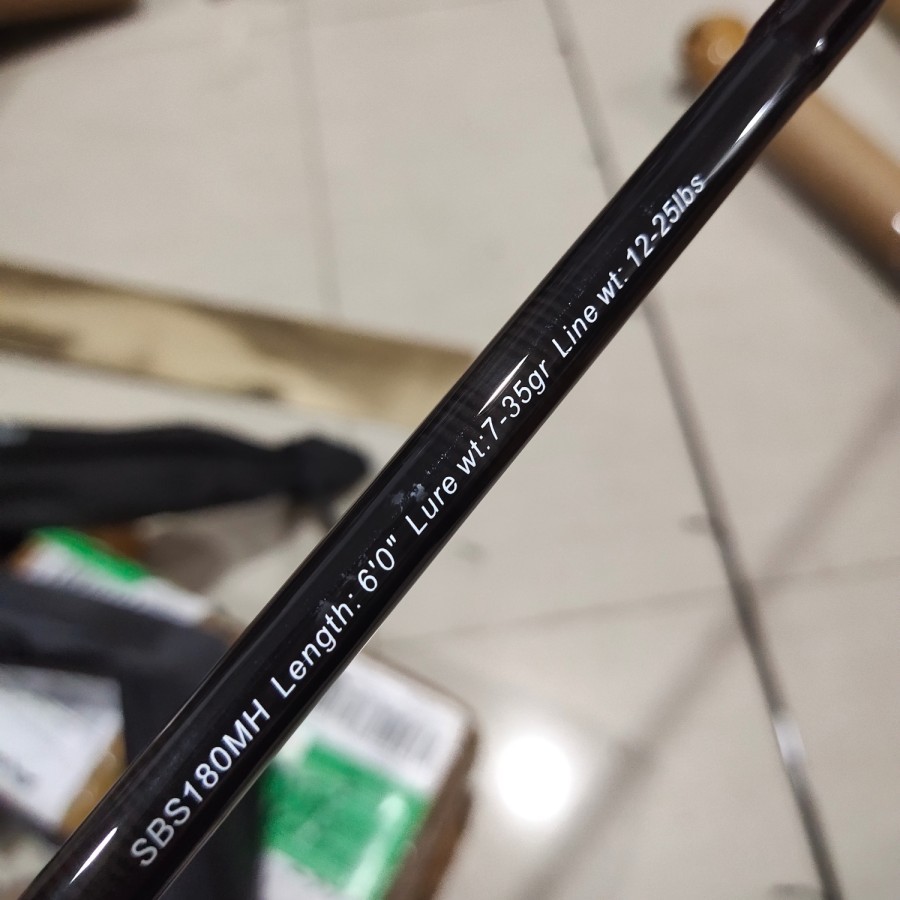 Jual Joran Starlite Black bass 602 180 cm 25lbs Spinning Carbon | Shopee Indonesia