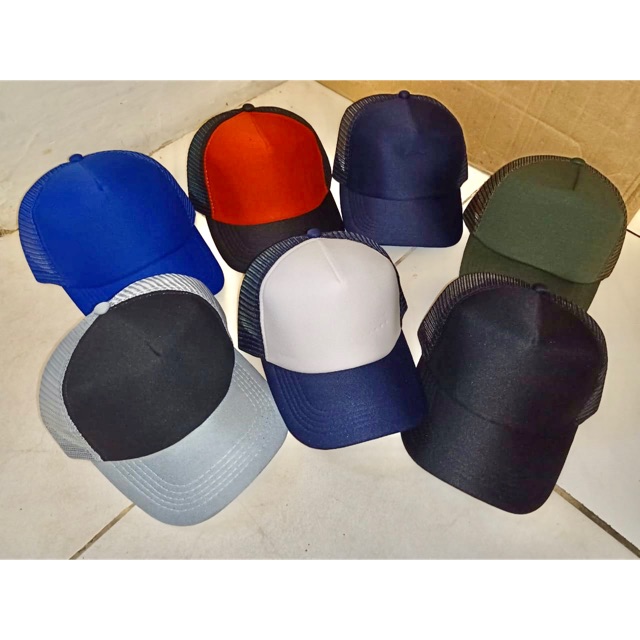 Jual Topi Trucker Custom Cetak Logo | Shopee Indonesia
