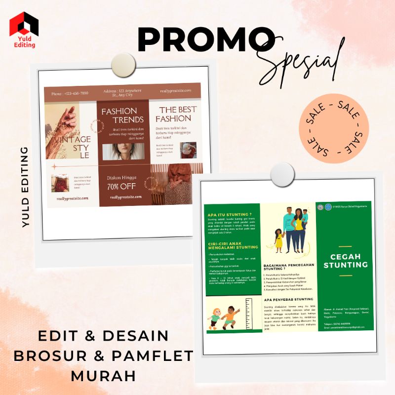 Jual JASA EDIT DAN DESAIN BROSUR & PAMFLET MURAH - YULD EDITING ...