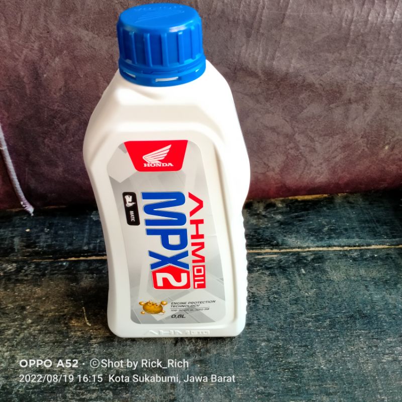Jual Oli Mesin MPX2 0,8L For Honda All Type Matic Original AHM Asli 100 ...