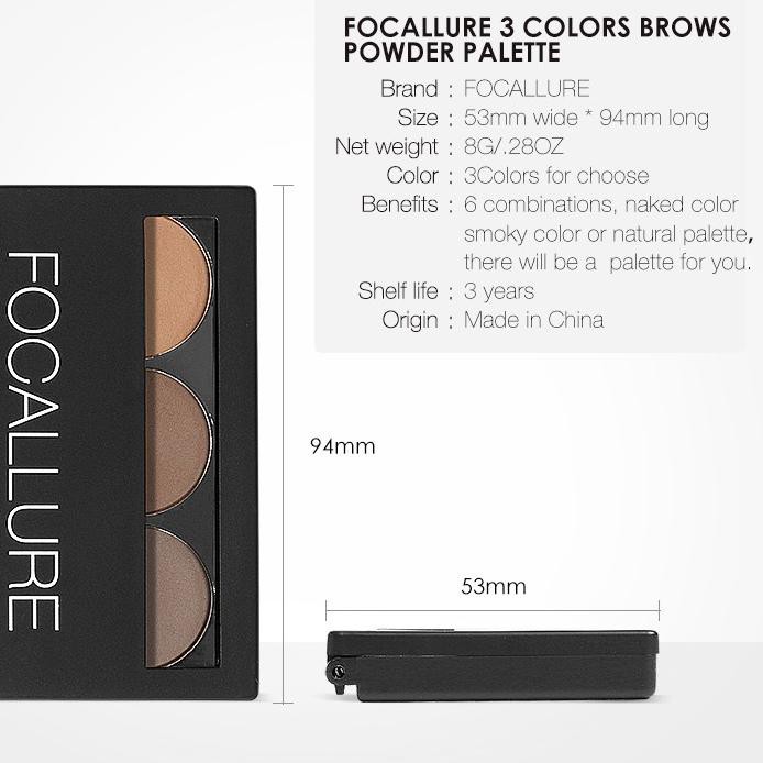 Jual Laris FA04 FOCALLURE Eye Brows Powder rai.. . | Shopee Indonesia