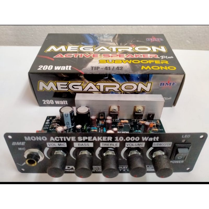 Jual kit spiker active 60wat mono +sub+mic+p.s.a | Shopee Indonesia