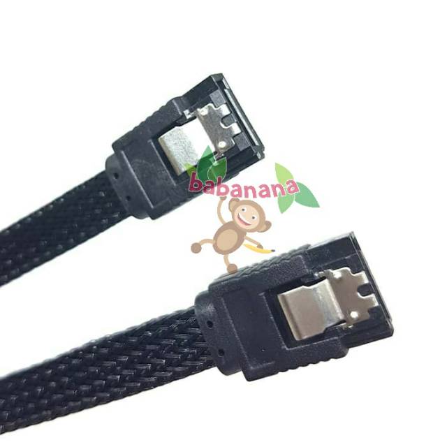 Jual Kabel Sata Data 3 Sleeved Lurus 6gpbs HDD SSD Cable Storage ...
