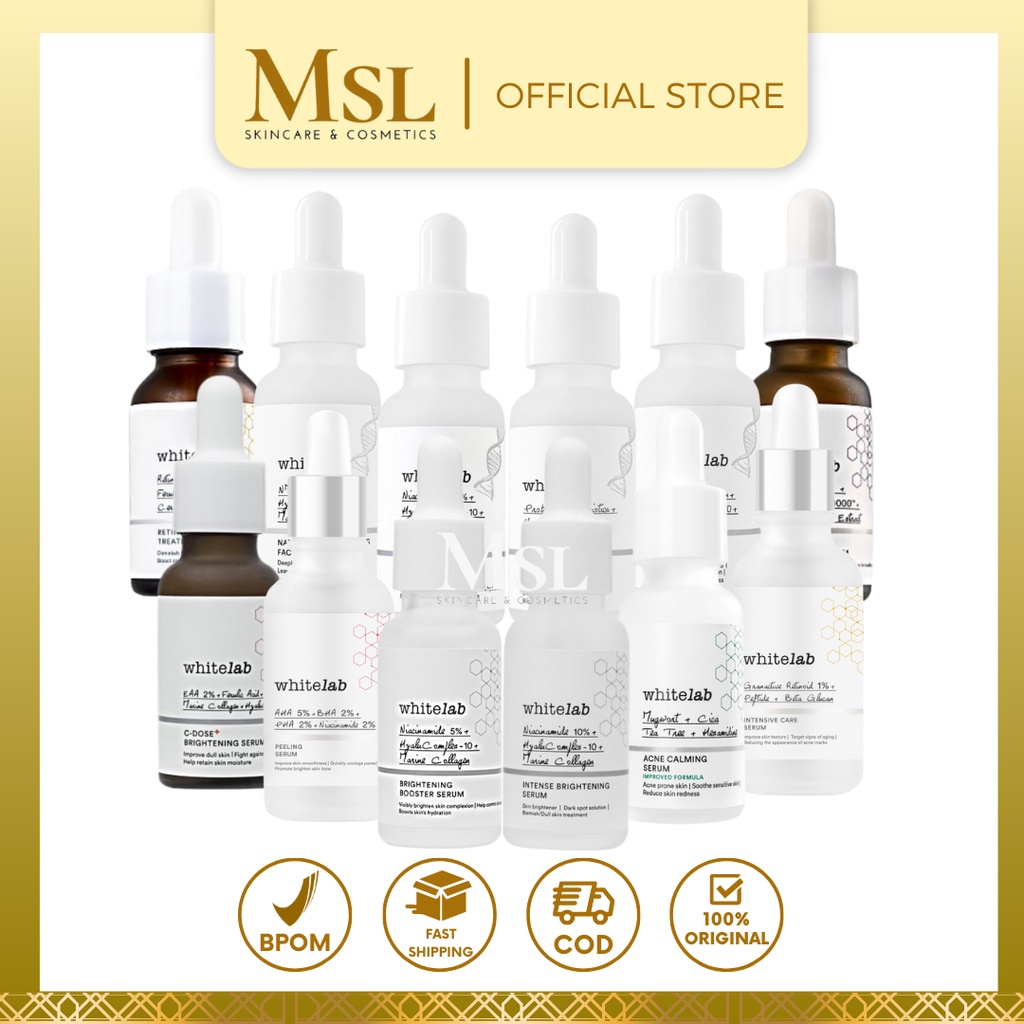 Jual MSL - WHITELAB Serum Original ( Brightening Booster / Acne Calming ...