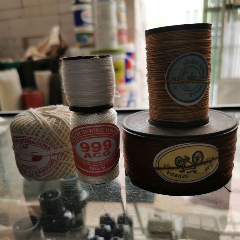Jual Benang Bangunan No 8, 9, Kasur, Nylon, Coklat Ready Bandung ...