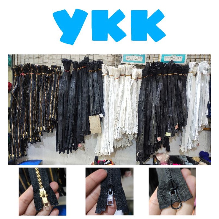 Jual Resleting jaket YKK / Lion rit jaket gigi besar 40cm - 75cm (1 pcs) | Shopee Indonesia