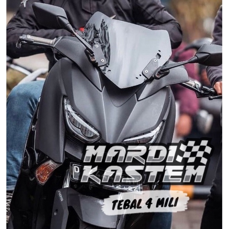 Jual Winshield / Visor Motor Yamaha Xmax Model V2 Tebal 4mm | Shopee ...