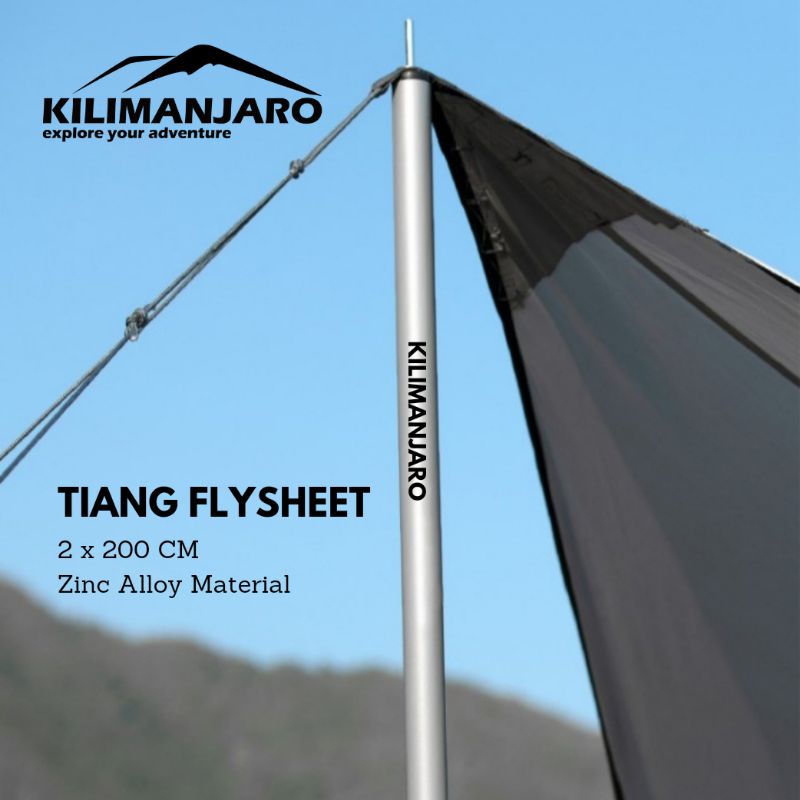 Jual Tiang Flysheet 2 x 200 CM Alloy - Pole Flysheet - Awning Flysheet ...