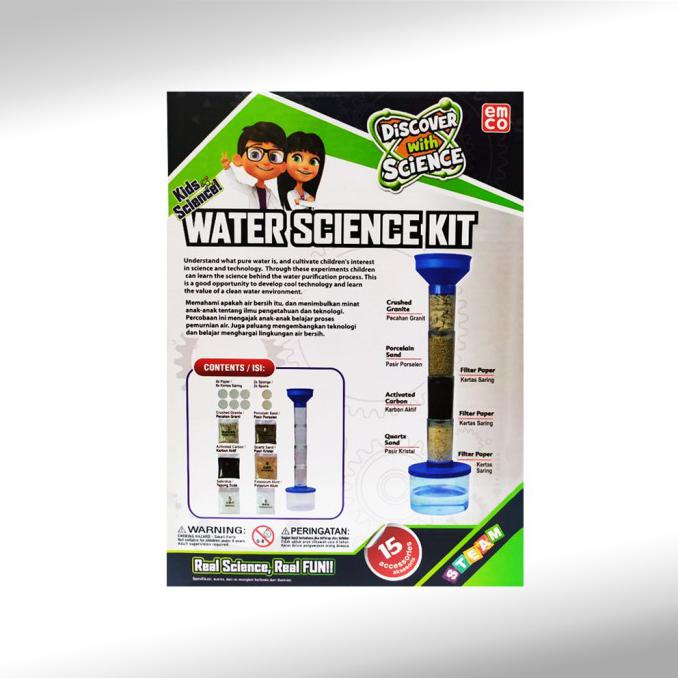 Jual Emco Kids Science Water Science Kit Mainan Edukasi Anak Filter Air ...