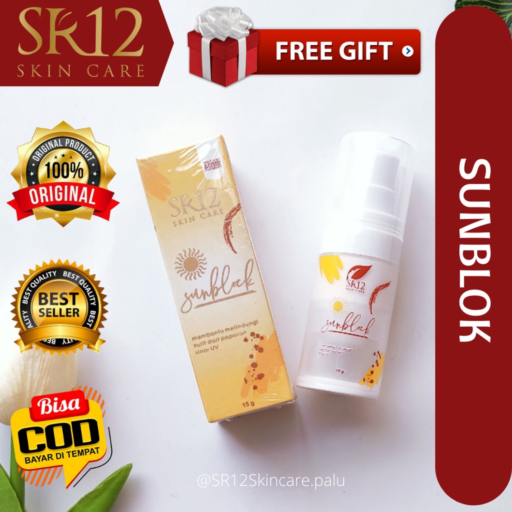 Jual Sr12 Palu / Sunblock Dengan SPF 30++ / Melindungi Kulit Dari Efek ...