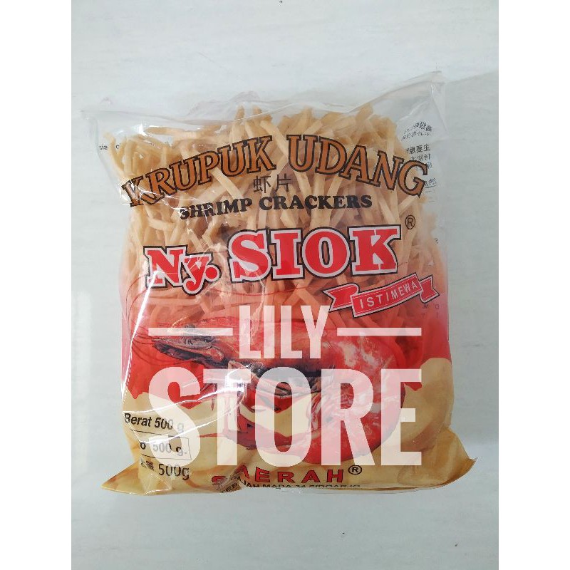 Jual Kerupuk / Krupuk Udang Stik Ny. Siok / Ny Siok 500g | Shopee Indonesia