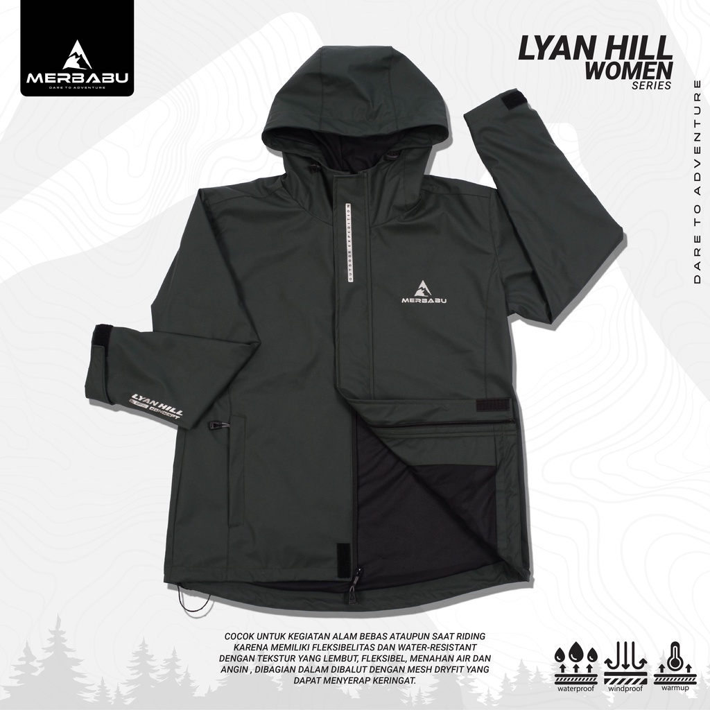 Jual Merbabu Jaket Outdoor Lyan Hill 0.3 Women Series | Shopee Indonesia
