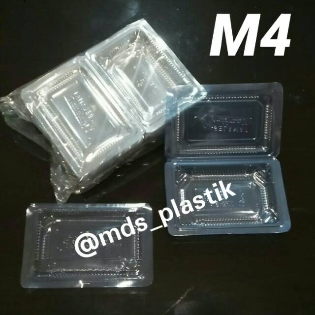 Jual M4 MIKA KUE KECIL @100 PCS / MIKA KOTAK / MIKA MAKANAN | Shopee ...