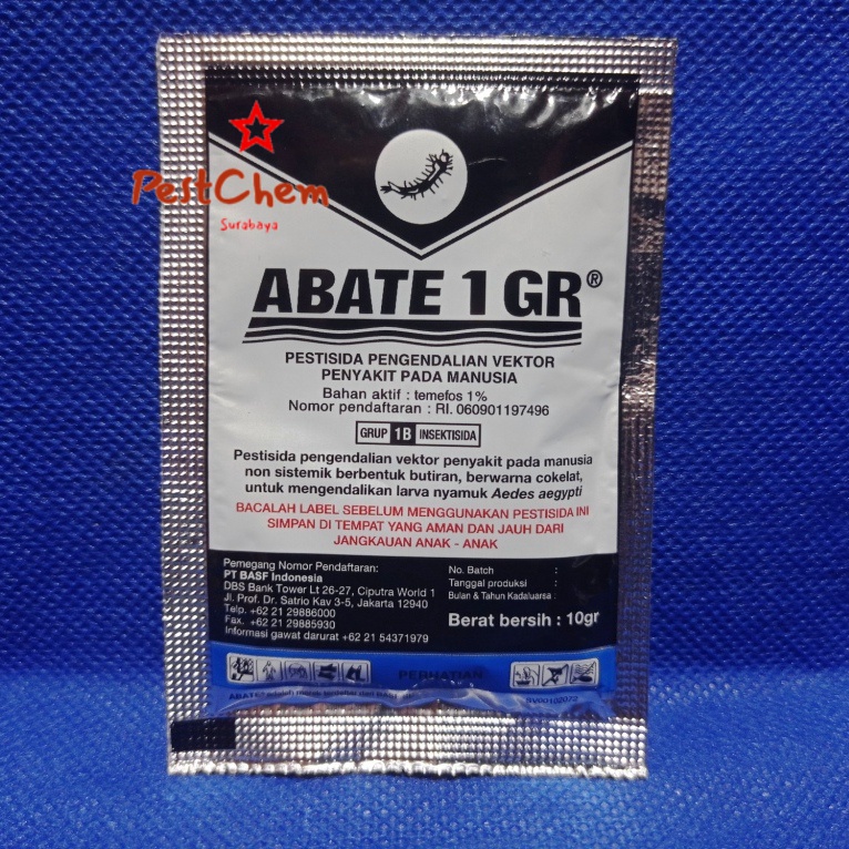 Jual Abate 1 GR 1GR 10 gram Larvasida Ampuh Basmi Jentik Nyamuk Demam ...