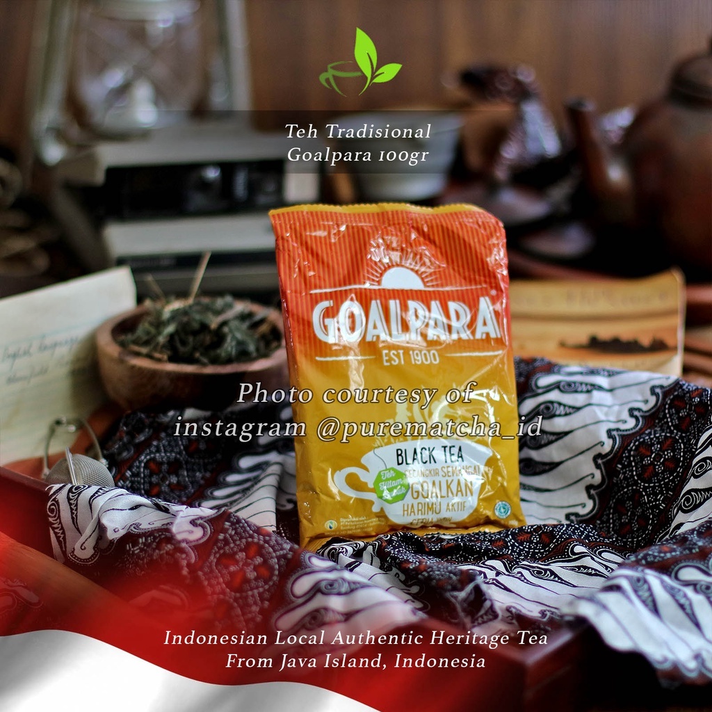 Jual Teh Indonesia - Goalpara 100gr 1pack Black Tea Teh Hitam Bubuk ...