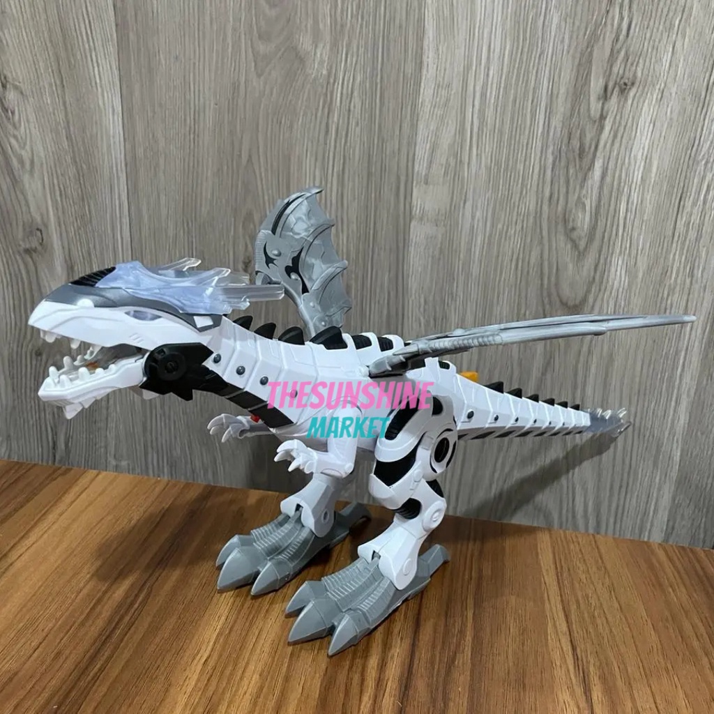 Jual Mainan Robot Spray Walking Dinosaur Sembur Asap Api Dinosaurus 168 ...