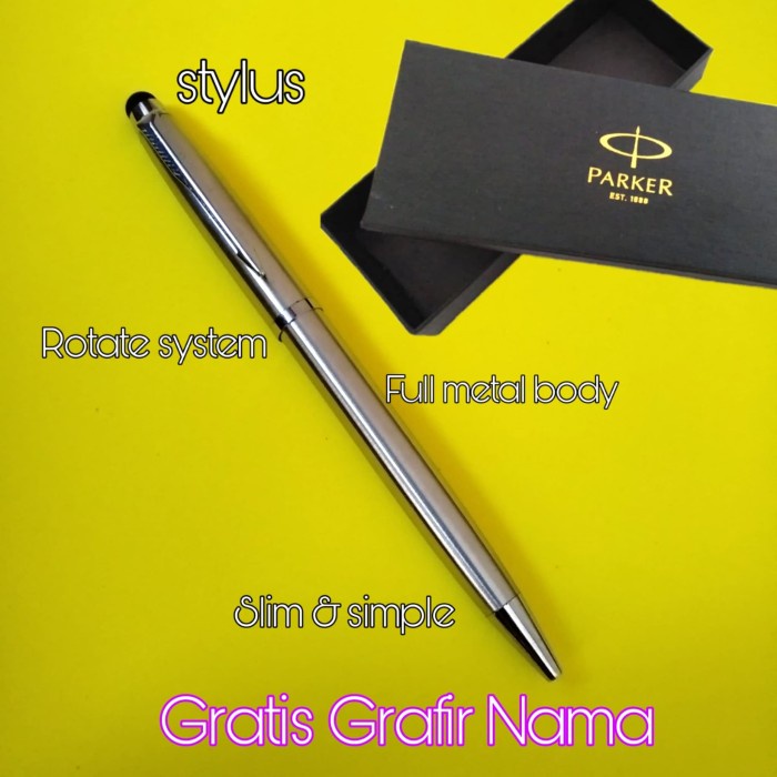 Jual Pulpen - Metal Pen 2 In 1 Parker Stylus Gratis Grafir Nama Bukan ...