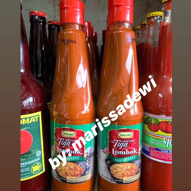 Jual [TERMURAH] Saus Cabe Sam Hap Nasi goreng samhap Saos Cap 3 Tiga ...
