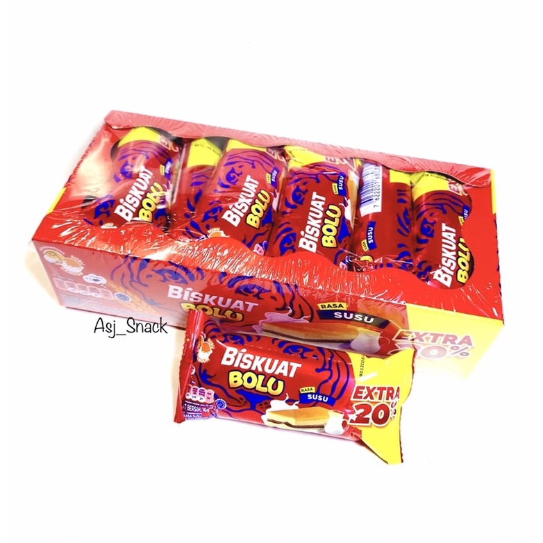 Jual Biskuat Bolu Soft Cake Rasa Susu ( 12 pcs x 26+3,2g ) | Shopee ...