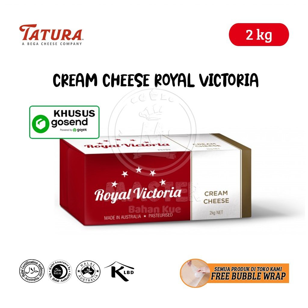 Jual Cream Cheese Royal Victoria Tatura [2 kg] KHUSUS GOSEND & GRAB ...