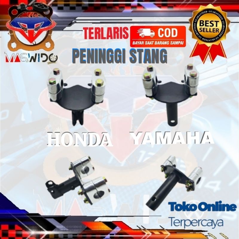 Jual ADAPTOR STANG DUDUKAN STANG RACING HONDA YAMAHA UNIVERSAL | Shopee ...