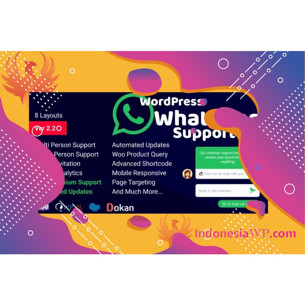 Jual WordPress WhatsApp Support v2.3.1 | Shopee Indonesia